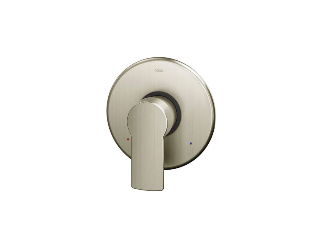 Acabamento Monocomando Chuveiro/Ducha Base Deca Argon Níquel Escovado ...