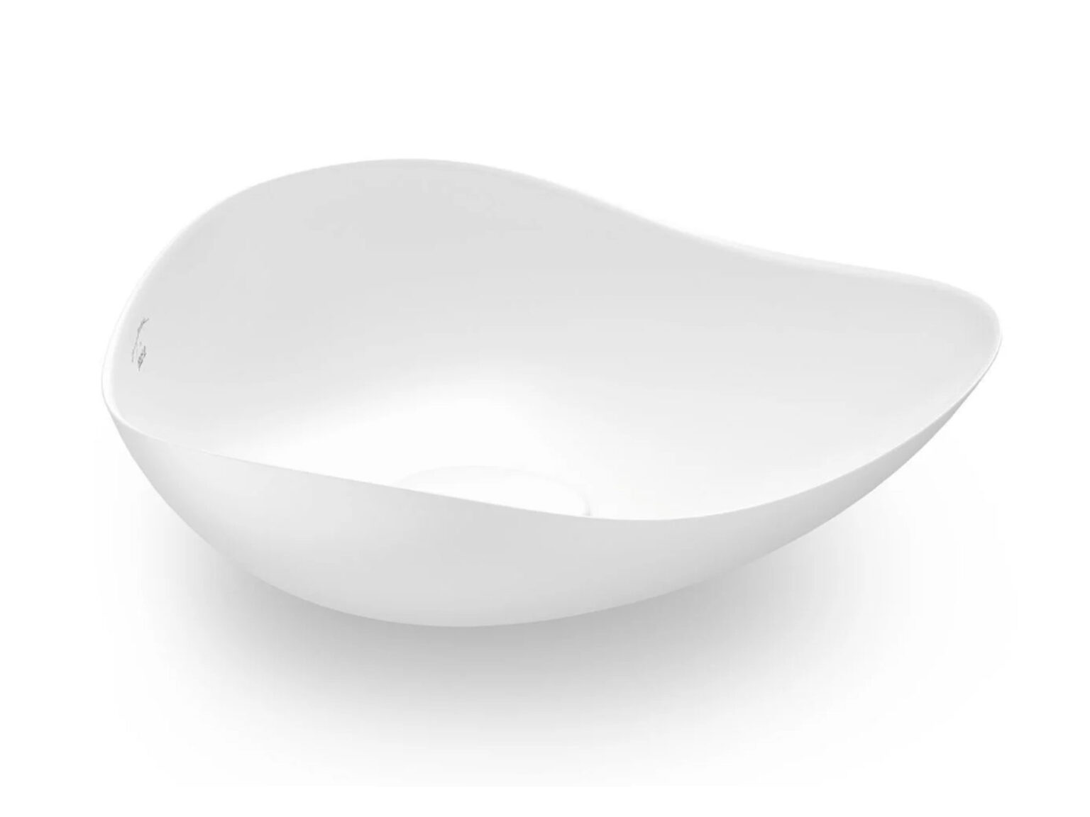 Cuba De Apoio Oval 550x385 Ruy Ohtake Blanco Matte Roca - Hidronox