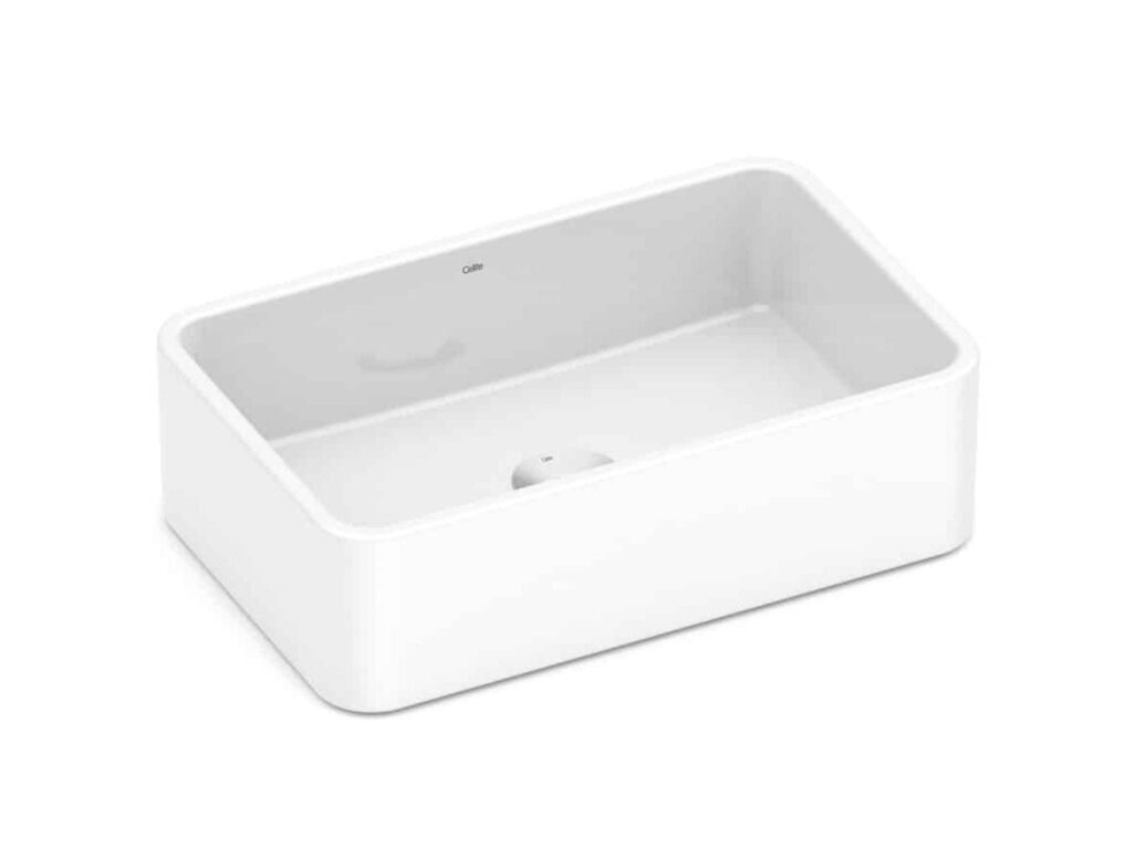 Cuba De Apoio 450x280 mm Sem Mesa Basic Qr3 Branco Celite - Hidronox