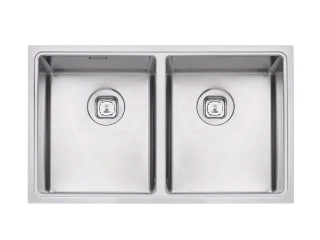 Cuba Dupla Quadrum 77x46cm 2C 34 Embutir Tramontina 94009/103 - Hidronox